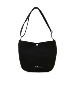 A.p.c. Besace Journal Small Shoulder Bag - Black