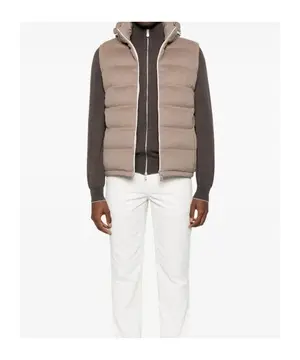 Brunello Cucinelli Cashmere High-neck Cardigan With Zipper