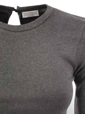 Brunello Cucinelli Chain-linked Crewneck Top