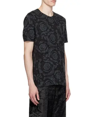 Versace Baroque-printed Crewneck T-shirt