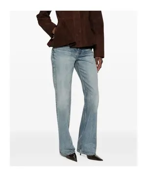 Alaïa Straight-leg Maxi Jeans