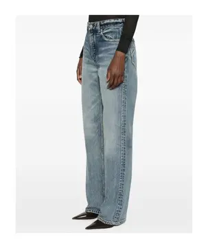 Alaïa Straight-leg Maxi Jeans
