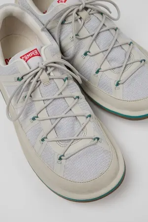 Camper Beetle Gray Textile Shoes For