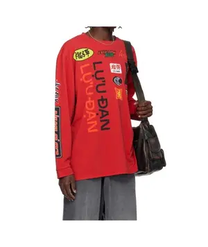 LU'U DAN Oversized Long Sleeve T-shirt