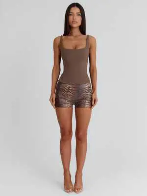 OUTCAST Caitlyne Shorts Tiger