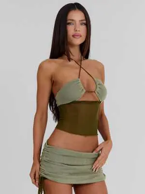 OUTCAST Aubri Shorts Khaki