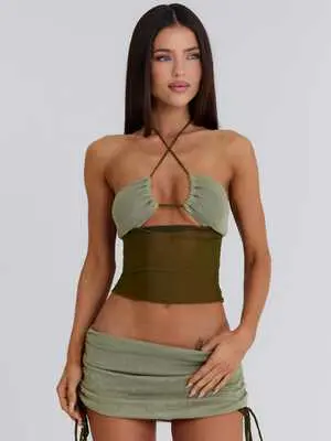 OUTCAST Aubri Shorts Khaki