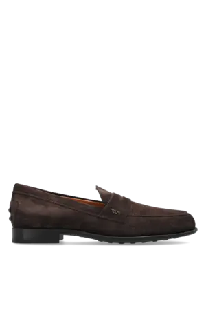 TOD’S Suede 'loafers' Shoes - Brown