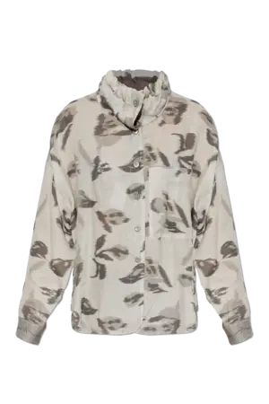 Emporio Armani Linen Shirt With Pocket - Grey
