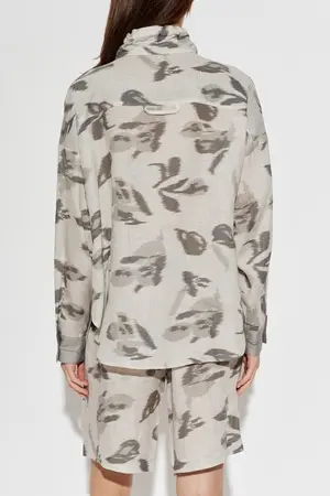 Emporio Armani Linen Shirt With Pocket