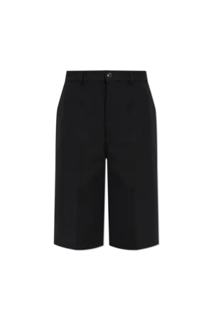 Rick Owens Wool Shorts - Black