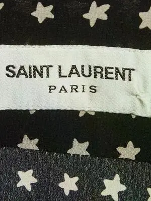 Saint Laurent Star Print Long Sleeve Shirt