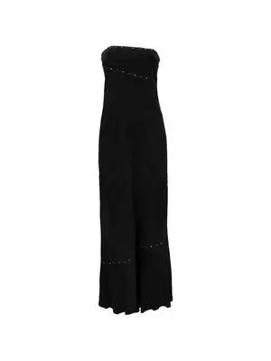 MARGHERITA MOSCONI Embellished Strapless Maxi Dress