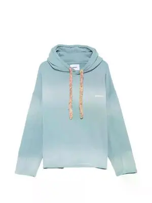 BONSAI Logo Print Hoodie - Blue
