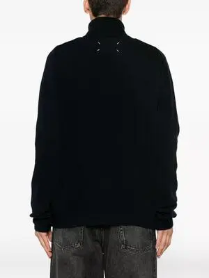 MAISON MARGIELA Roll Neck Sweater - Blue