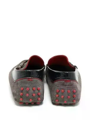 TOD'S Ferrari Braided-strap Loafers