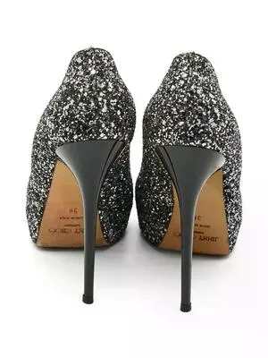 Jimmy Choo Silver Tone Pumps