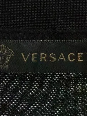 Versace Medusa Embroidered Pique Polo Shirt