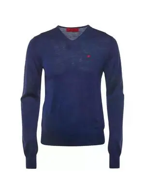 Carolina Herrera Logo Embroidered Wool Sweater