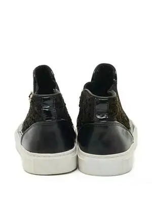 Tory Burch Floral Patterned Leather Sneakers