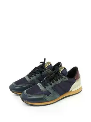Valentino Garavani Rockrunner Low-top Sneakers - Blue