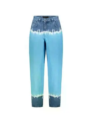 Alberta Ferretti Gradient Effect Panelled Jeans