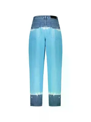 Alberta Ferretti Gradient Effect Panelled Jeans