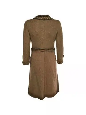 Prada Embellished Tweed Coat