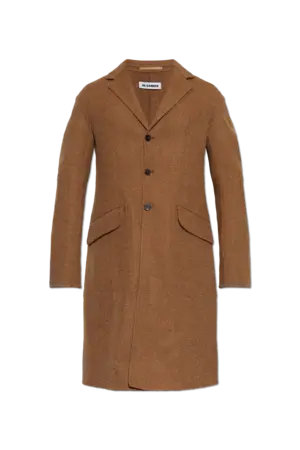 JIL SANDER Wool Coat With Single Vent