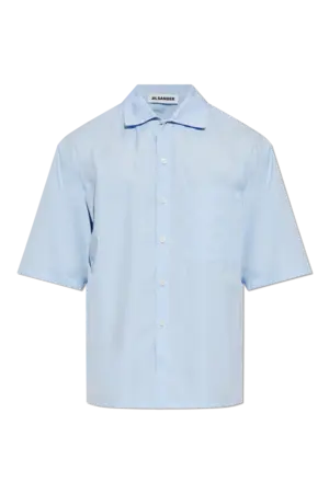 JIL SANDER Shirt With Pocket - Blue