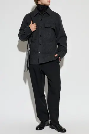 JIL SANDER Wool Shirt With Pockets
