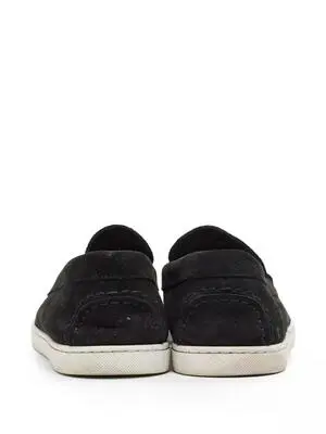 CHRISTIAN LOUBOUTIN Paqueboat Suede Slip-on Sneakers