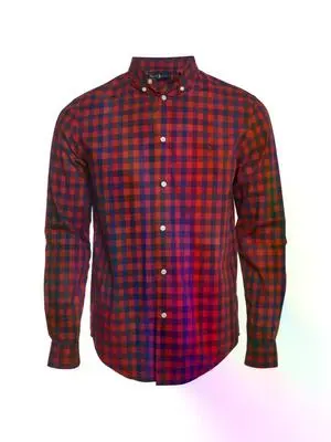 Ralph Lauren Plaid Button-down Shirt - Red