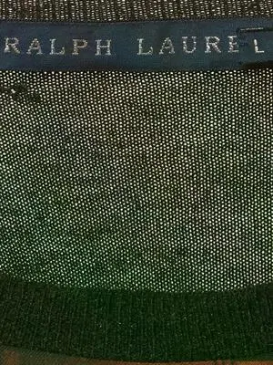 Ralph Lauren Equestrian Print Crew Neck Sweater