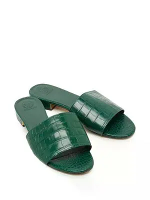 Croc Effect Sandals For Women