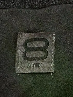 8 BY YOOX Tweed Feather-trim Mini Dress
