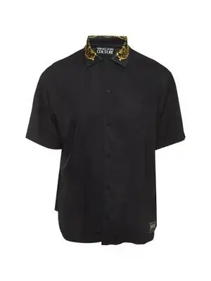 Versace Baroque-print Short-sleeve Shirt
