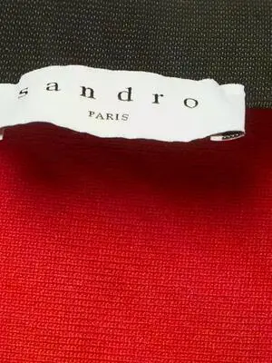 Sandro Ruffled Stretch-knit Mini Skirt