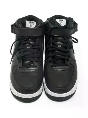 Nike X Stüssy Air Force 1 Sneakers - Black