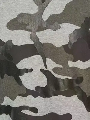 Valentino Garavani Camouflage Print Crew Neck Sweatshirt