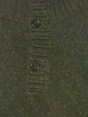 Polo Ralph Lauren Button-up Mock Neck Sweater