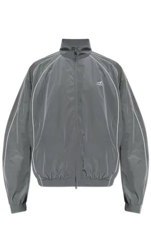 Balenciaga Jacket With Logo - Grey