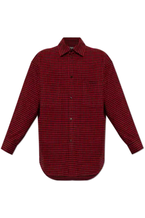 Balenciaga Plaid Pattern Shirt