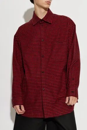Balenciaga Plaid Pattern Shirt