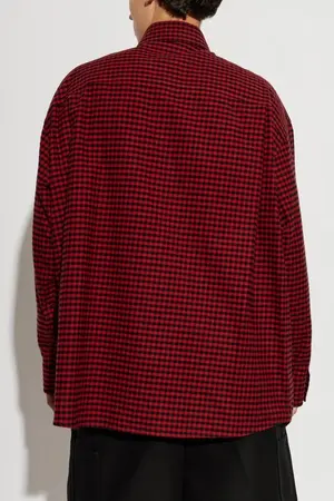 Balenciaga Plaid Pattern Shirt