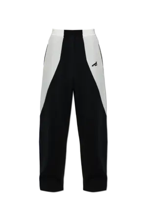 Balenciaga Wide-leg Sweatpants - Black