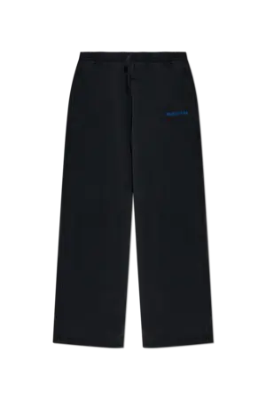 Balenciaga Wide-leg Sweatpants - Black