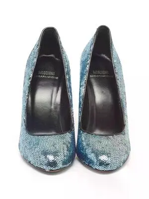 Moschino Sequin Round-toe Pumps