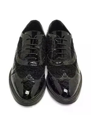 Burberry Patent Lace-panel Brogues