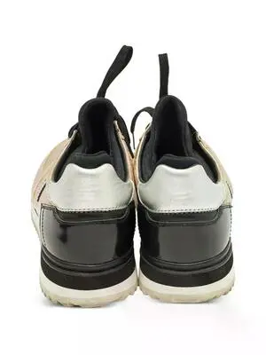 Dolce & Gabbana Perforated Leather Lace-up Sneakers